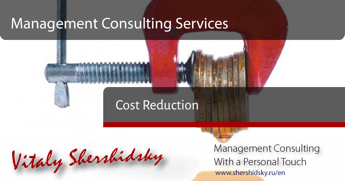 Cost Reduction • Management Consulting Services