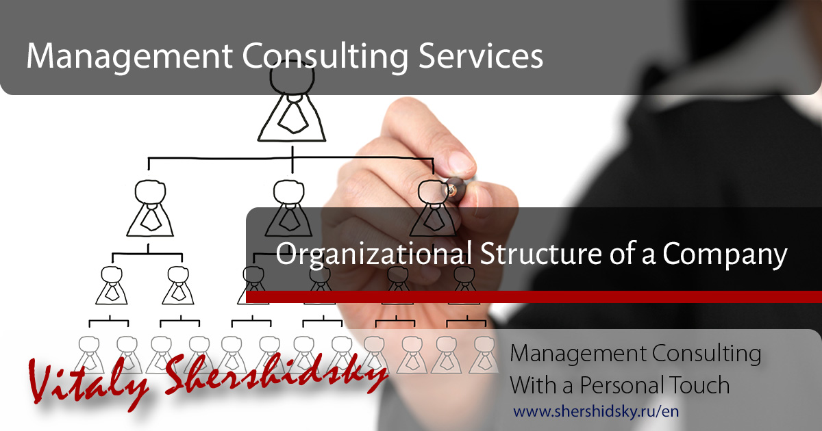 Organizational Structure of an Enterprise or a Company • Management ...