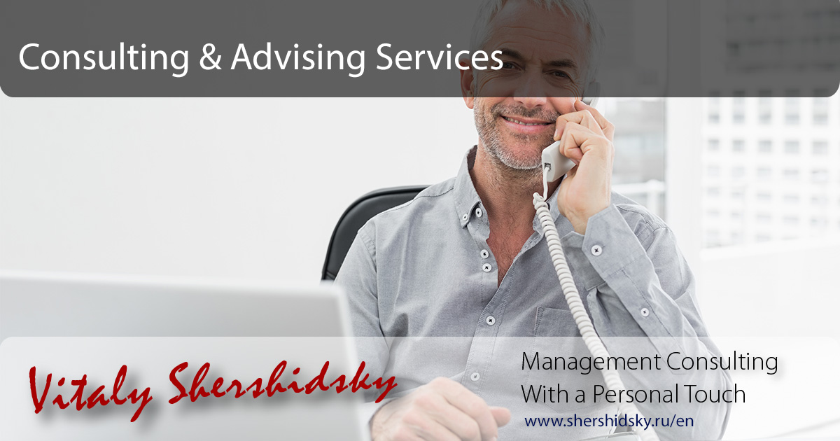 Consulting & Advising • Services to support your business development